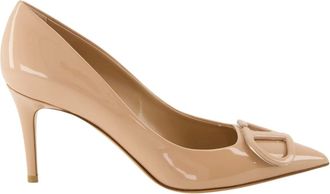 Valentino Garavani Femme, Chaussures, Beige, Taille: 39 1/2 EU Escarpin VLogo Pointu