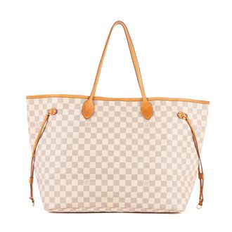 Louis Vuitton Crossbody Bags - Neverfull GM - Gr. unisize - in Wei&szlig; - f&uuml;r Damen