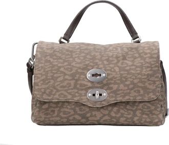 Zanellato Femme, Sacs, Beige, Taille: ONE Size Studded Top Handle Shoulder Bag