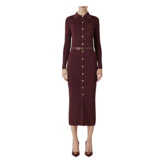 Elisabetta Franchi Damen, Kleider, Rot, SGr&ouml;&szlig;e