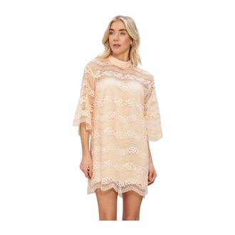 Twinset Damen, Kleider, Rosa, LGr&ouml;&szlig;e