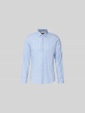 Officine G&eacute;n&eacute;rale Regular Fit Freizeithemd mit Kentkragen