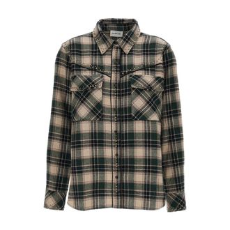 P.A.R.O.S.H. Gekariertes Baumwollhemd - - Blouses & Shirts - Damen - Mehrfarbig - L