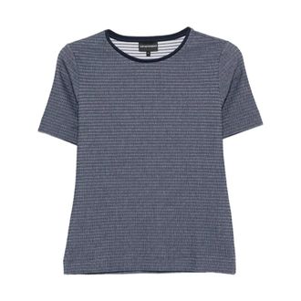Emporio Armani T-Shirts - - Tops - Damen - Blau - S