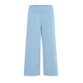 Ichi Ichi, Femme, Pantalons, Bleu, Taille: 40 FR Wide Pantalons