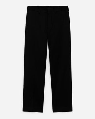 Arket Hose Aus Wolle Und Baumwolle -Schwarz