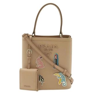 Prada Pre-owned Vintage Saffiano Handbag - Femme - Pre-owned - Beige - Taille: ONE Size