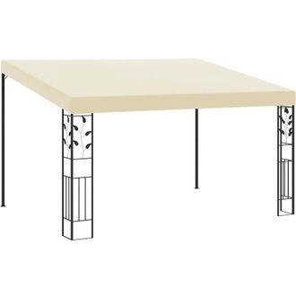 vidaXL Belv&eacute;d&egrave;re &agrave; montage mural 4x3x2,5 m Cr&egrave;me