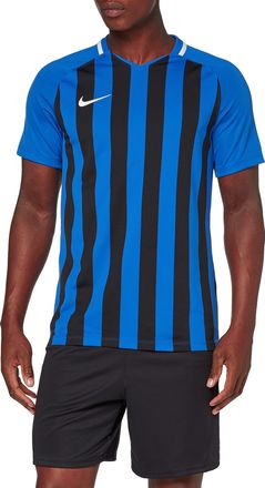 Nike Herren Striped Division III SS Trikot, Königsblau / Schwarz / Weiß, 2XL