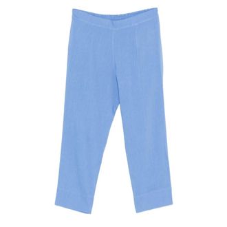 Ermanno Scervino Hose mit elastischem Bund - - Trousers - Damen - Blau - S