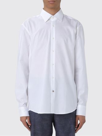HUGO BOSS Chemise classique en popeline de coton &agrave; la coupe d&eacute;contract&eacute;e