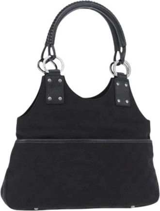 Gucci Sac bandouli&egrave;re vintage GG Canvas Pre-owned - Femme - Pre-owned - Noir - Taille: ONE Size