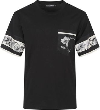 Dolce & Gabbana Homme, Tops, Noir, Taille: S T-Chemises