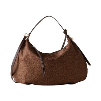 Borbonese Femme, Sacs, Brun, Taille: ONE Size Prive Hobo Medium