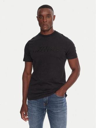Karl Lagerfeld T-Shirt 755037 554227 Schwarz Regular Fit