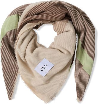 Cecil Gemustertes Tuch urban taupe A