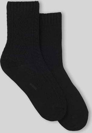 HUGO BOSS Socken mit Strukturstrick im 2er-Pack