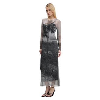 Never Fully Dressed Mallorca Scene Mesh - - Dresses - Damen - Mehrfarbig - S