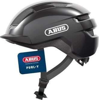 ABUS Fahrradhelm PURL-Y - geeignet für E-Bike und S-Pedelec - stylisher NTA-Schutzhelm für Erwachsene und Jugendliche - Dunkelgrau, Größe S