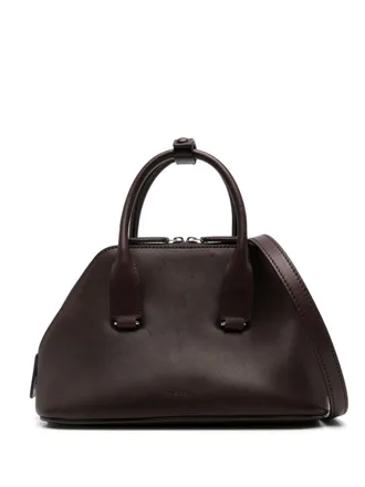 The Row mini sac cabas Devon - Marron