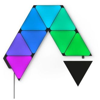 Nanoleaf Nanoleaf - Shapes Triangles Ultra Black Edition Starter Kit - 9PK
