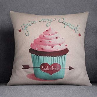 Bonamaison Le Jardin du Lin Kissenhüllen, Cotton, Mehrfarbig, 45x45