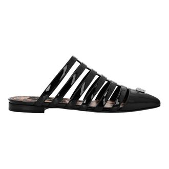 Philipp Plein Vernice Skull-Stud Mules - - Shoes - Damen - Schwarzk - 36 EU