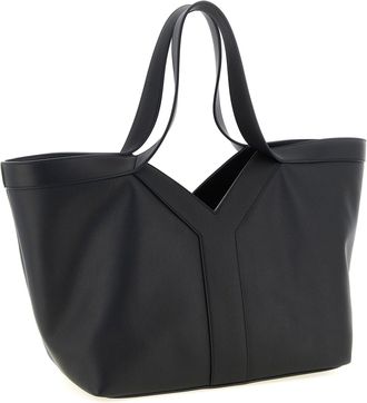 Saint Laurent Leather Tote Bag - Black