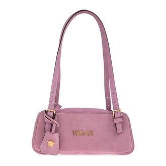 Versace Femme, Sacs, Violet, Taille: ONE Size Tag Bowling Shoulder Bag