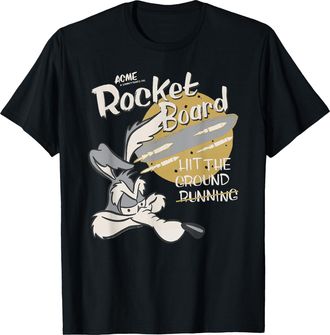 Looney Tunes Wile E Coyote Rocket Board T-Shirt