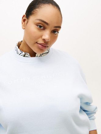 Tommy Hilfiger Sweatshirt CRV CORP LOGO MDRN SWTSRT in gro&szlig;en Gr&ouml;&szlig;en