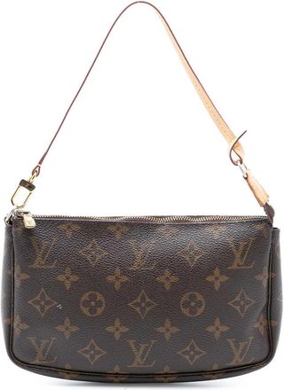 Louis Vuitton Hobo Bags - Monogram Pochette Accessoires - Gr. unisize - in Braun - f&uuml;r Damen