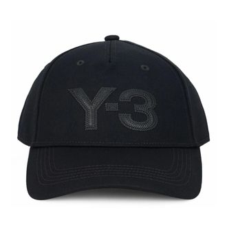 Yohji Yamamoto unisex, Accessoires, Noir, Taille: S/M Casquette Logo