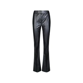 Elisabetta Franchi Pantalon &agrave; nervures - Femme - Pantalons - Noir - Taille: 42 FR
