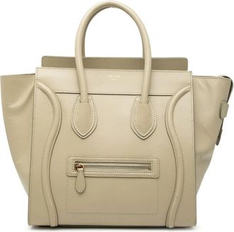 Celine Shopper - Mini Leather Luggage Tote - Gr. unisize - in Braun - f&uuml;r Damen