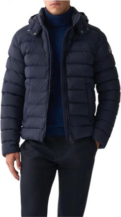 Colmar Homme, Vestes, Bleu, Taille: 5XL Doudoune avec Capuche Amovible