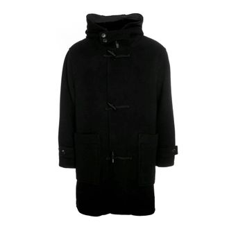 Closed Homme, Vestes, Noir, Taille: S Duffle Coat