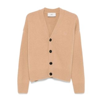 Ami Beiger Woll-Kaschmir-Casual-Cardigan - - Knitwear - Damen - Beige - M