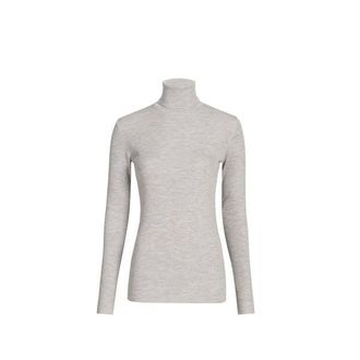 Tibi Top c&ocirc;tel&eacute; col montant en laine