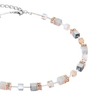 Coeur de Lion Halskette - GeoCUBE Iconic Precious Halskette - Gr. unisize - in Orange - für Damen