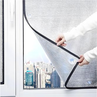 Generic Fensterfolie Sonnenschutz, Hitzeschutzfolie Fenster Innen, Uv Folie Fenster Hitzeschutz Außen, Sonnenschutzfolie Dachfenster für Das Heimbüro Garage S