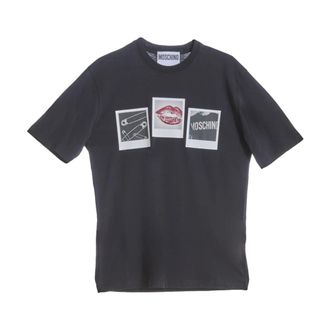 Moschino Photos T-shirt - - Tops - Herren - Schwarzk - S
