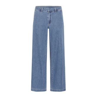 MY ESSENTIAL WARDROBE Jean Large Bleu - Femme - Jeans - Bleu - Taille: 40 FR L32