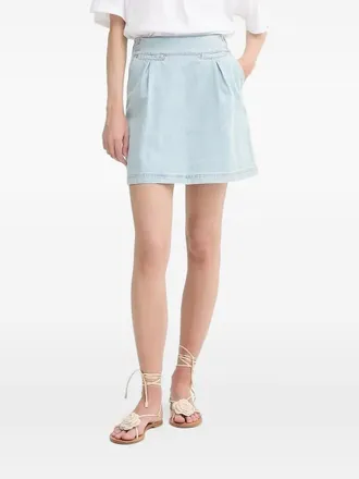 Munthe minijupe Upala en jean - Bleu