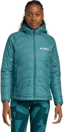 adidas Performance Hybridjacke Isolationsjacke Terrex Multi Synthetic Hooded tealblau Damen