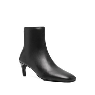 Toteme Zip Fastening Ankle Boot - Black