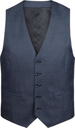 CHARLES TYRWHITT Ultimative Performance-Weste aus Sharkskin-Gewebe - Stahlblau