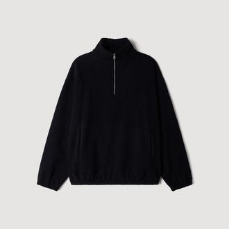 Sandro Sweatshirt &agrave; col montant zipp&eacute;