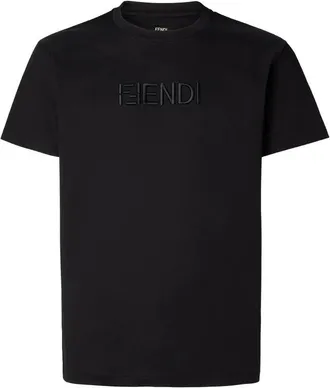 Fendi Fendi T-shirts And Polos Black