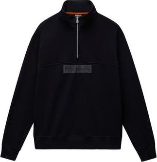Napapijri Sweatshirt French Terry zipp&eacute; &agrave; logo en coton